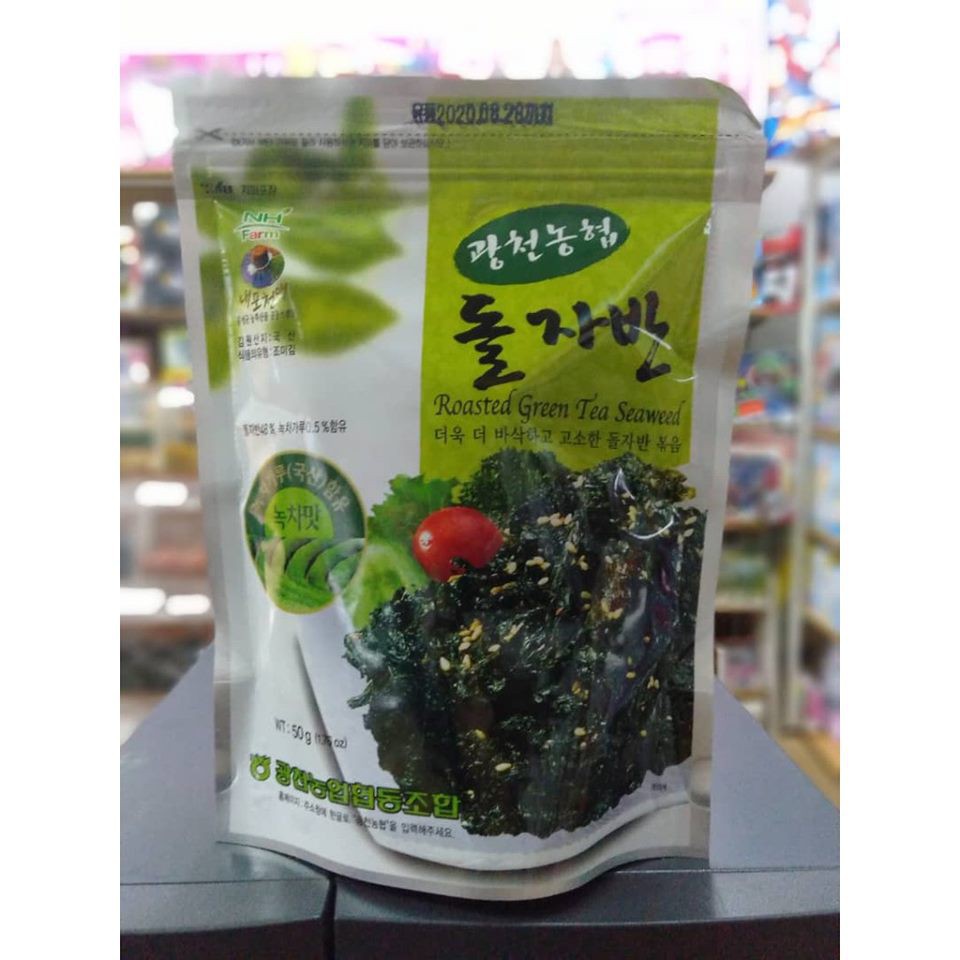 ROASTED GREEN TEA SEAWEED 50G | Shopee Malaysia