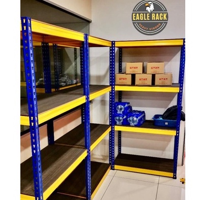 HEAVY DUTY RACK 250KGS / PERLEVEL 💛💙YELLOW BLUE💛💙 BOLTLESS RACK ...
