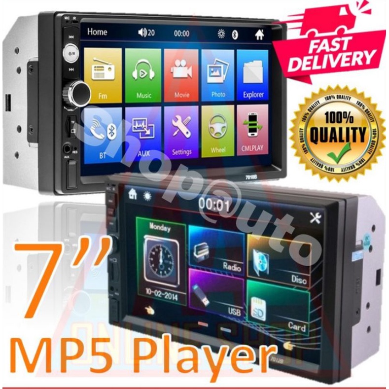 🔥[READY STOCK] Car Player mp5 7" RADIO mp5 RADIO 7" mp5 player ...