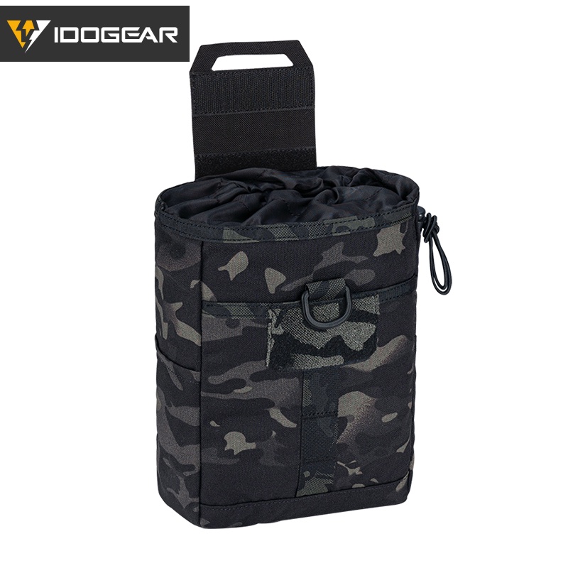 IDOGEAR Tactical Foldable Recycling Bag Dump Pouch MOLLE Drop Pouch ...