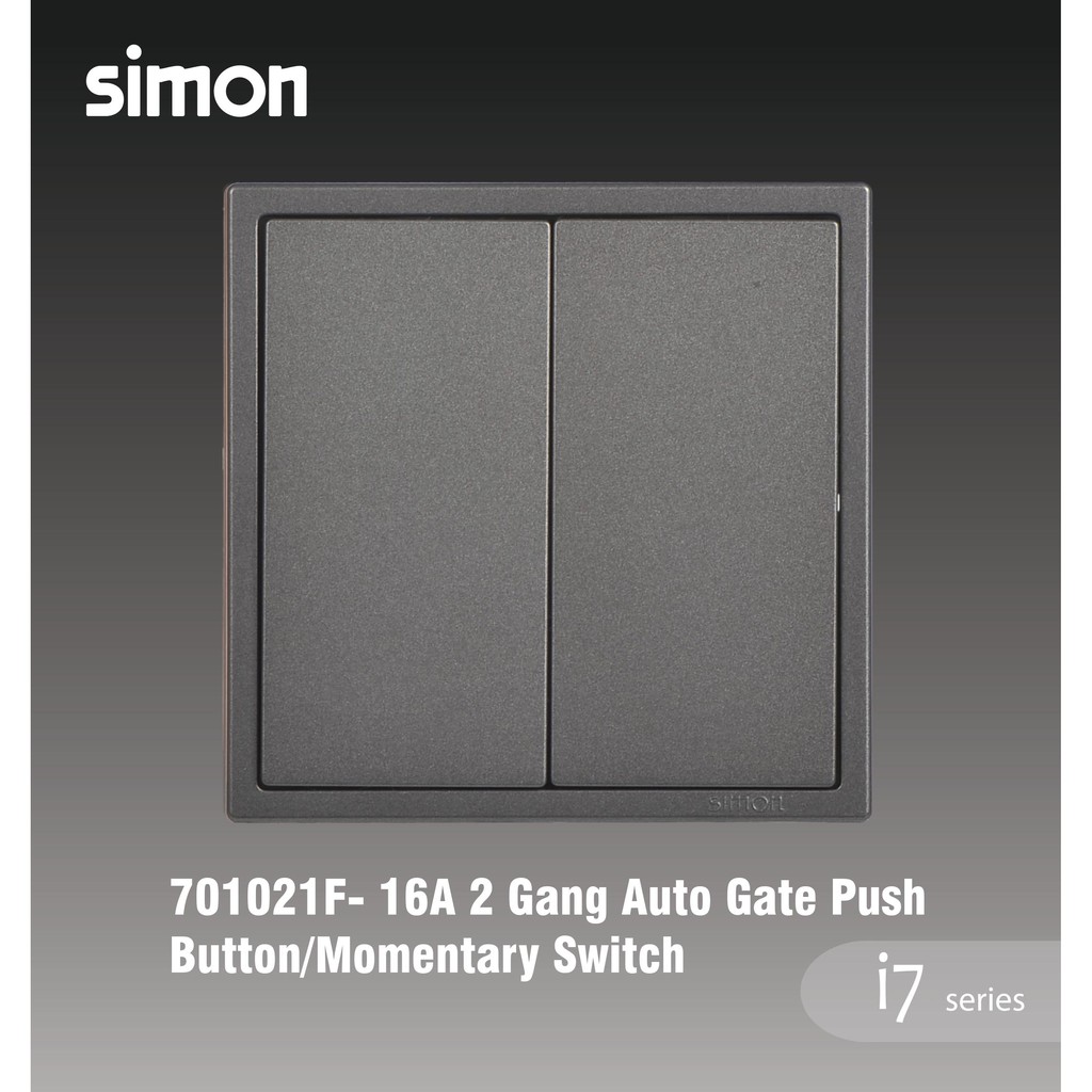 Simon I7 Series Switch / Switches & Socket Outlet (GRAPHIC BLACK ...