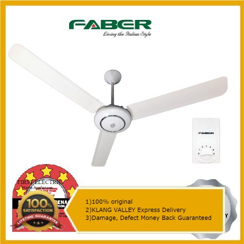 FCF COMODO 566/FCF COMODO 608 Faber Ceiling Fan 60" with 5-Speed ...
