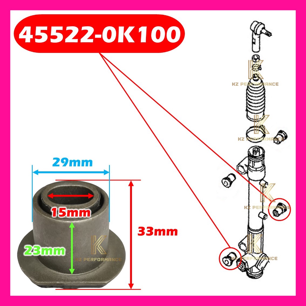 TOYOTA HILUX KUN25 / TOYOTA FORTUNER TGN51 / INNOVA TGN40 / STEERING ...