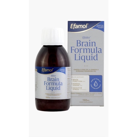 EFAMOL EFALEX BRAIN FORMULA LIQUID 150ML, LEMON & LIME Exp 2028 ...