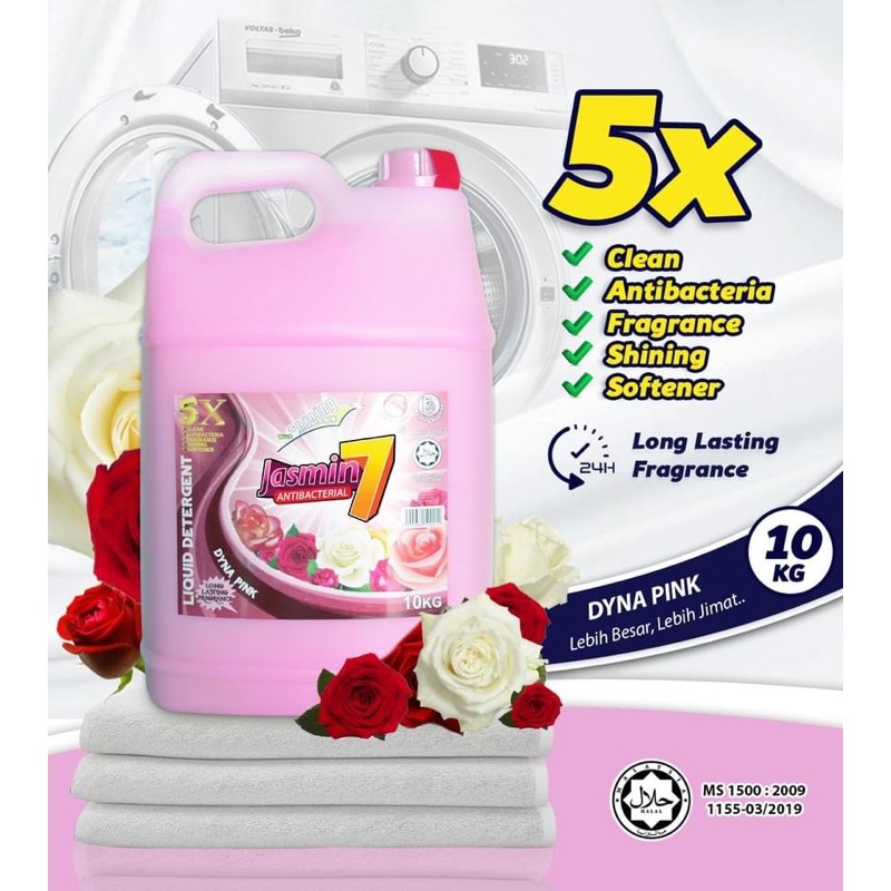 Jasmin7 Sabun Pencuci Baju 10L 🌺 | Shopee Malaysia
