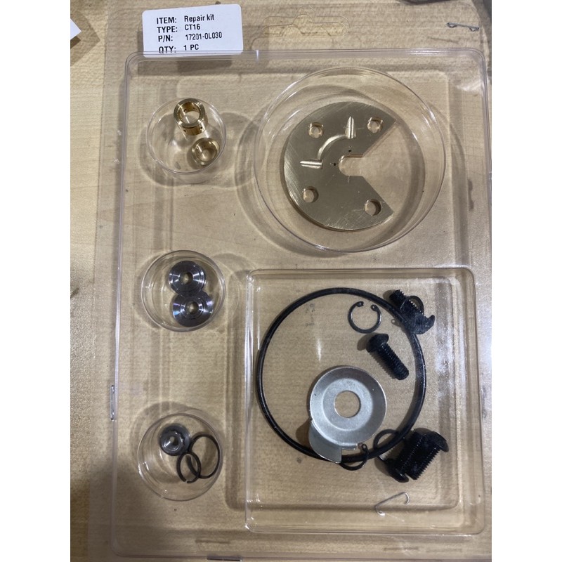 4×4 Turbo Repair Kit Turbocharger for CT16 17201-30080 17201-0L030 ...
