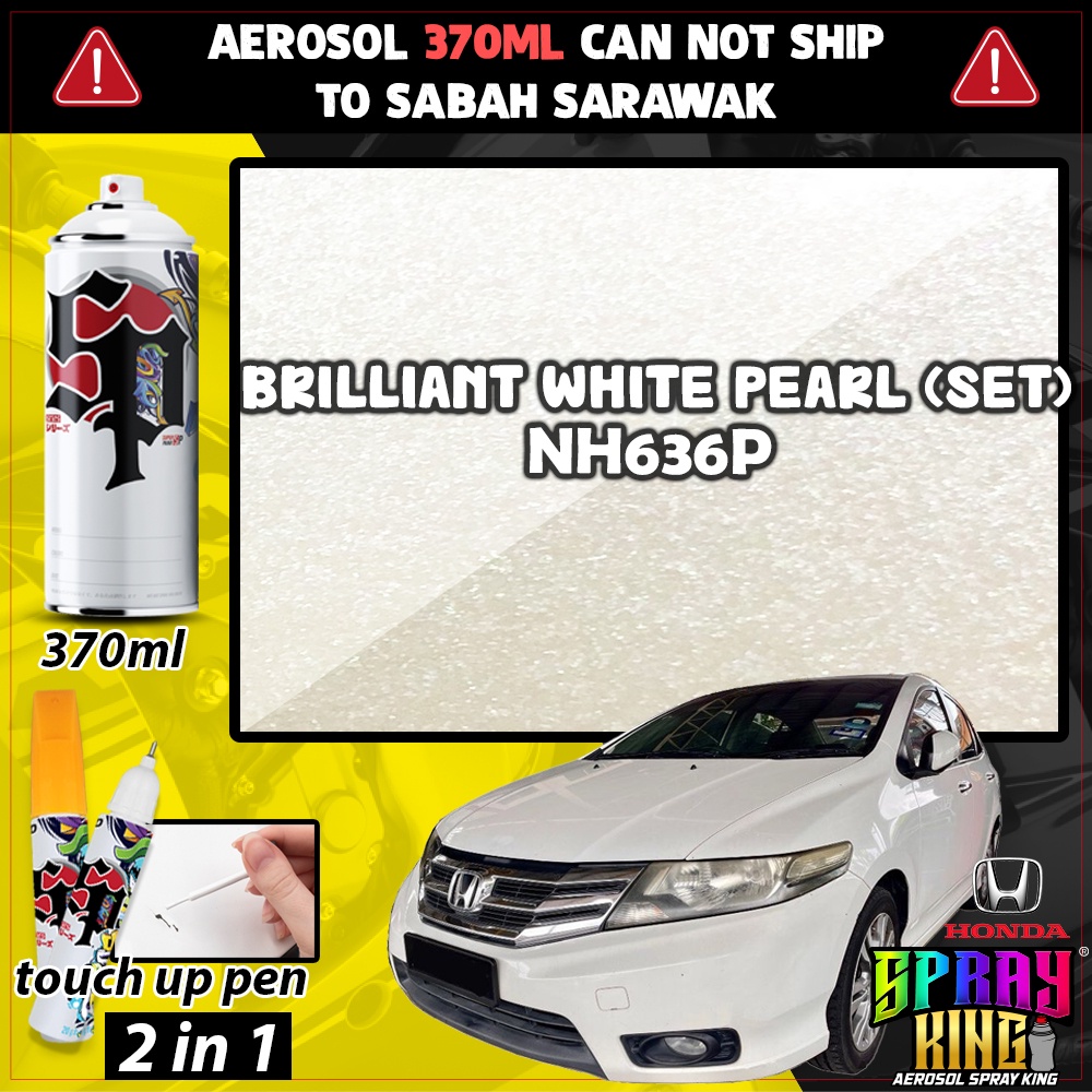 NH636P Brilliant White Pearl ( Honda City 5 Generation Touch Up Pen ) Car Spray Paint Malaysia ...