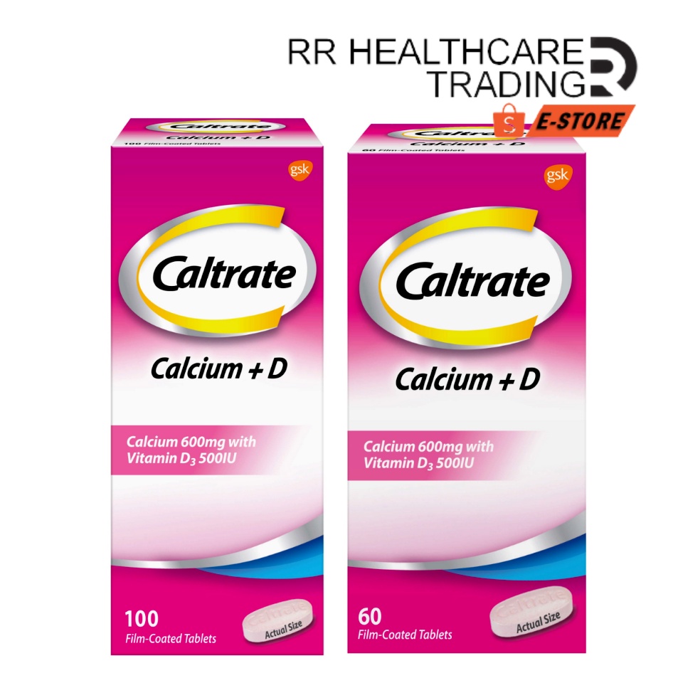 Caltrate 600+D (Calcium plus Vitamin D) Pink 60s/100s | Shopee Malaysia