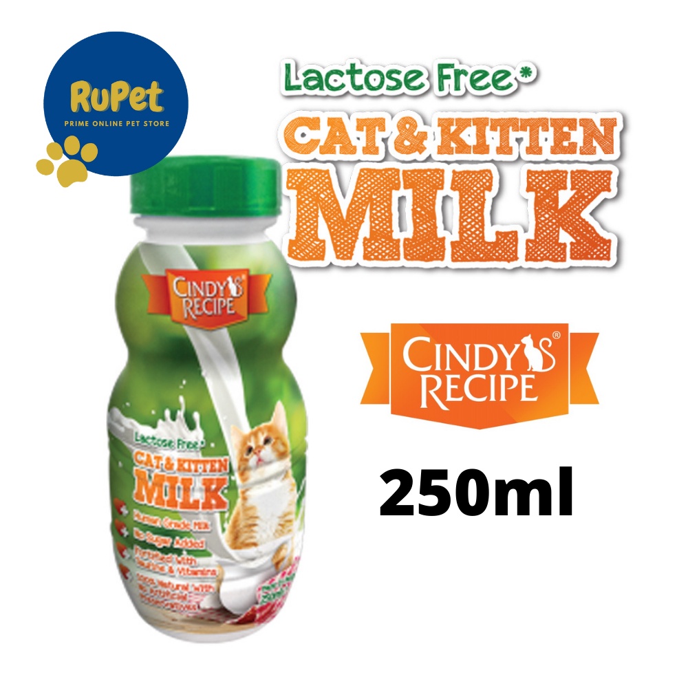 (EXP 03/2024) 250ml CINDY Recipe Cat & Kitten Milk / Susu - CAT WET ...