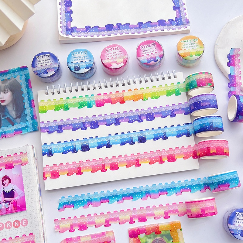 Journamm 20mm*3m Kawaii Colorful Washi Tape DIY Scrapbooking Masking ...