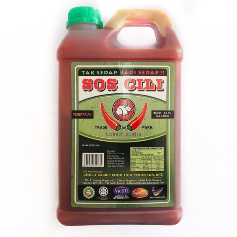 Sos Cili Cap Arnab 3.6kg | Shopee Malaysia