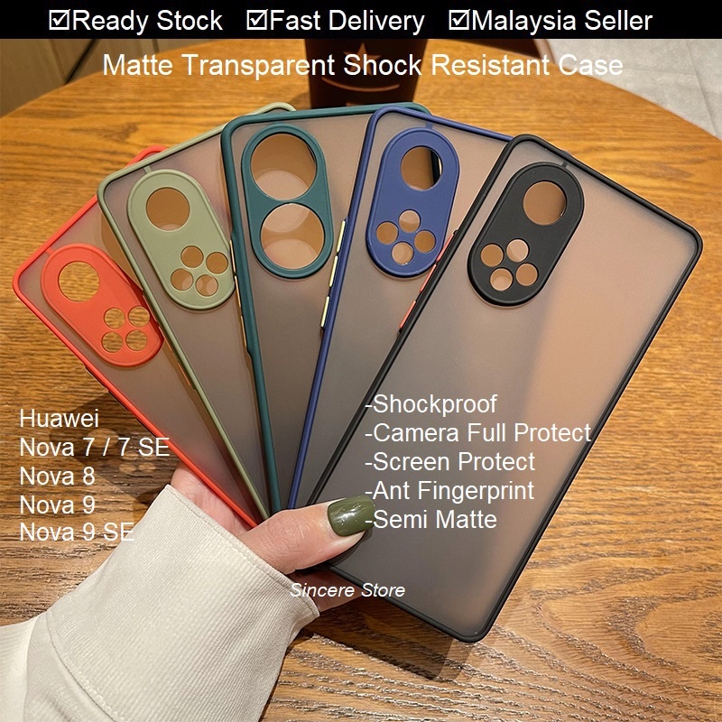 Huawei Nova 9 SE 8 7 SE Nova7 7SE Matte Transparent Camera Lens Full ...