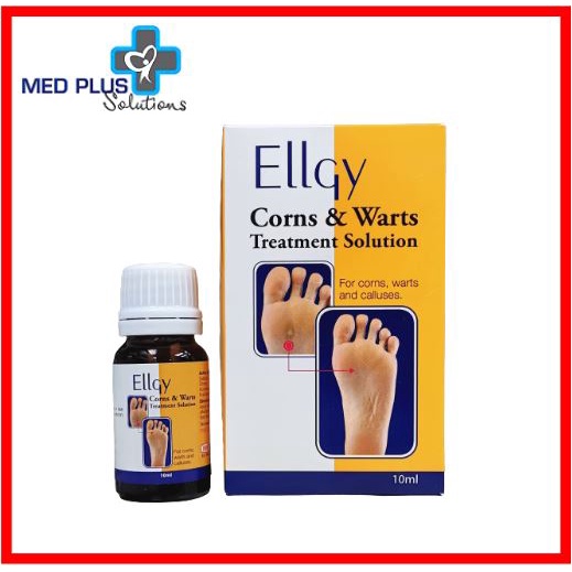 Ellgy Corns & Warts Treatment Solution 10ml (EXP: 8/2025) | Shopee Malaysia