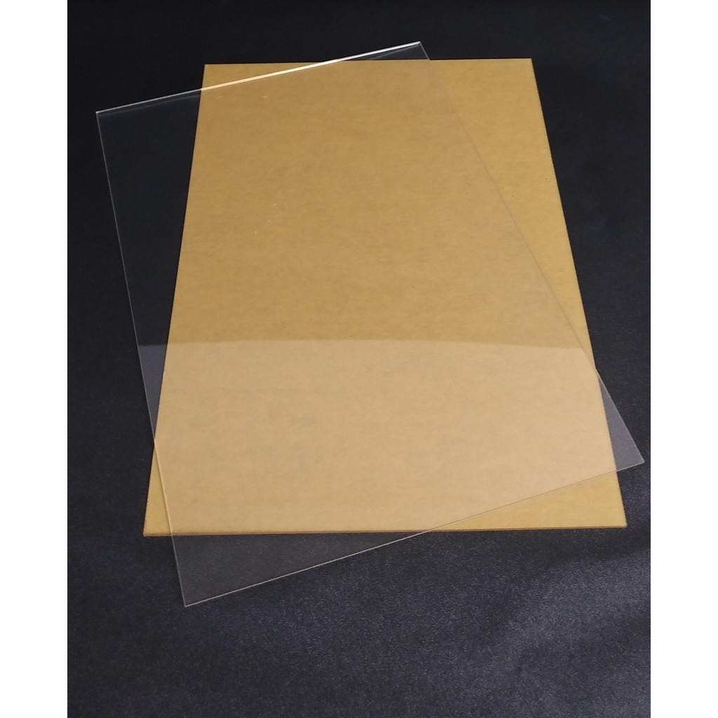 Set of 5 transparent mica plastic panels 30x30cm, 2mm, 3mm and 5mm ...
