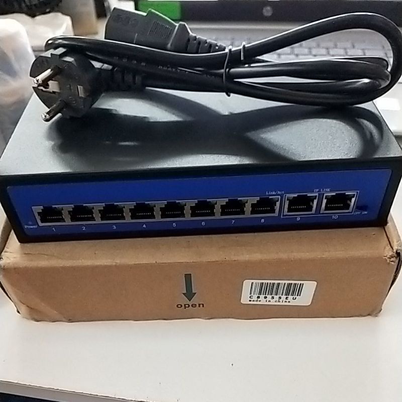 Smart POE Switch 8FE POE+2FE (Dented) | Shopee Malaysia