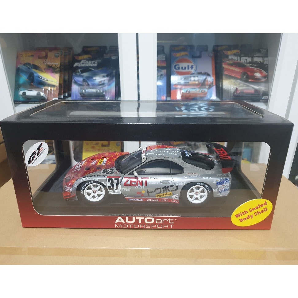 AUTOART TOYOTA 2003 JGTC ZENT TOM'S SUPRA 1/18 SCALE | Shopee Malaysia