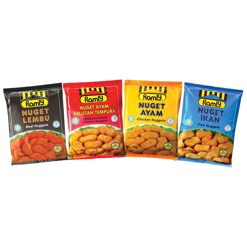 100% Original Ramly Nuget Ayam / Nuget Ayam Tempura/ Nuget Lembu ...