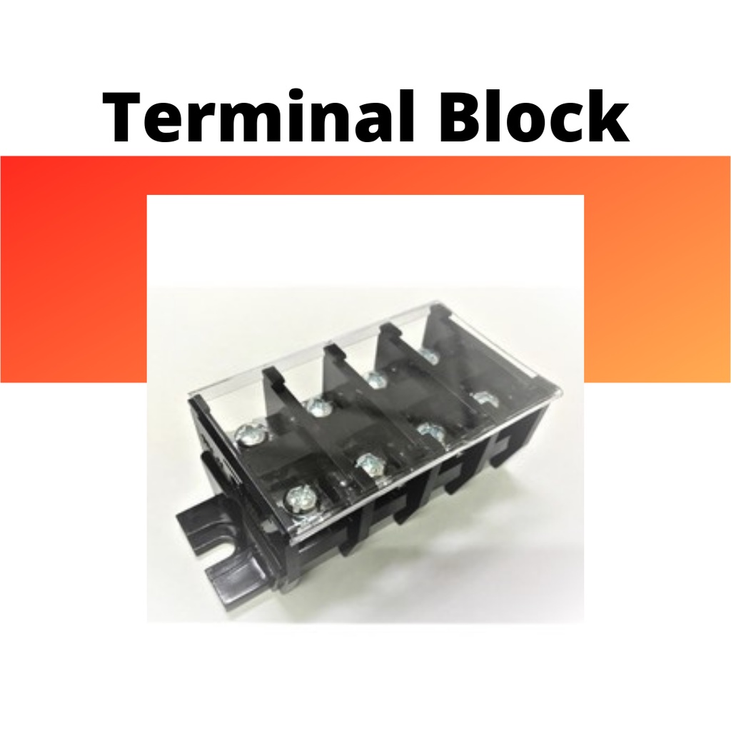 TBC TB 60A 4Poles Cassette Assembly Terminal Block c/w Cover | Shopee ...