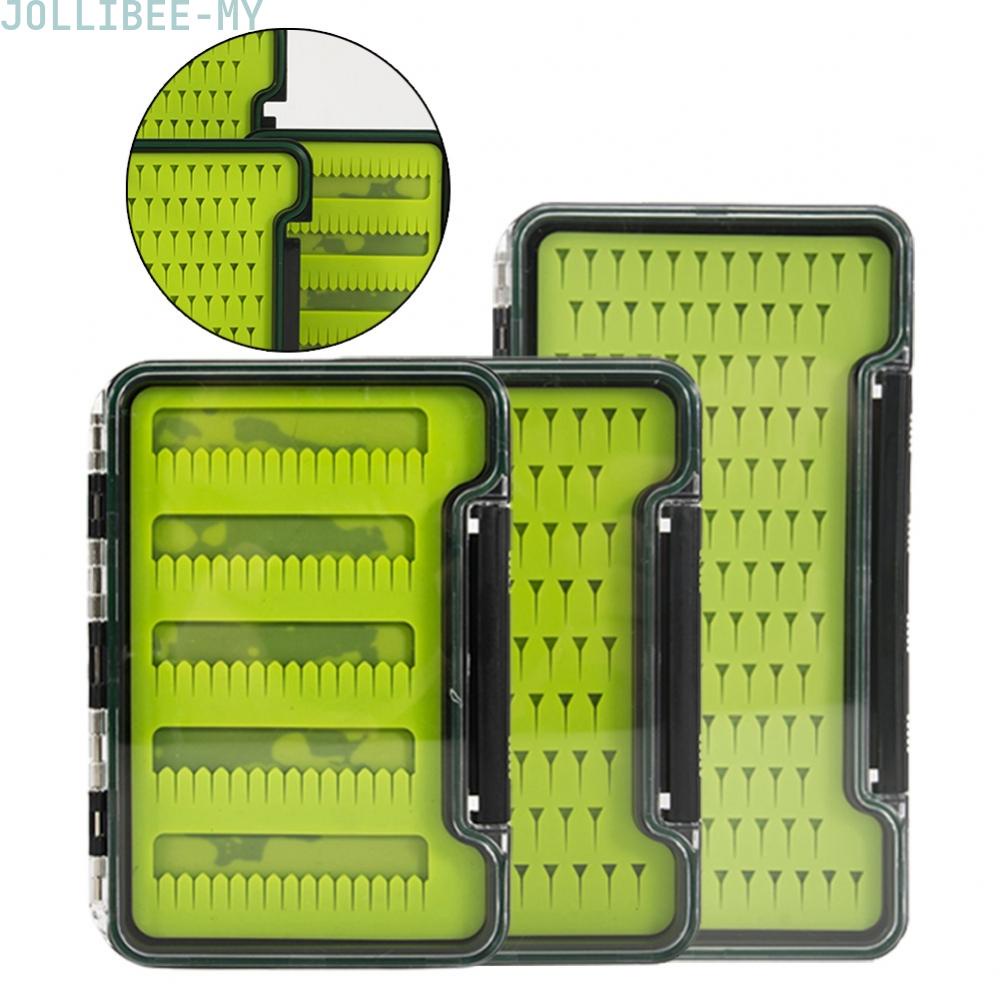 HOT SALES Fly Fishing Box Waterproof Flies Silicone Insert Clear Lid ...