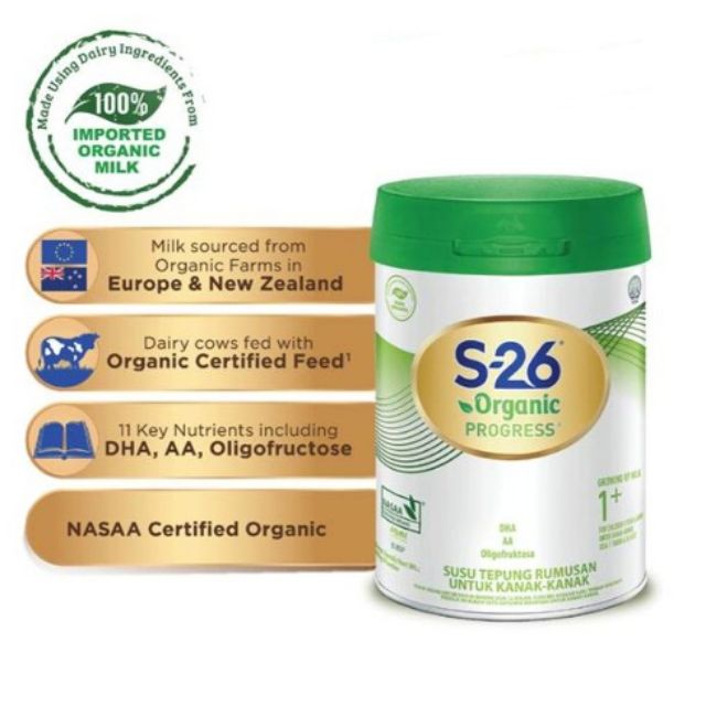 📢📢WYETH S26 Progress Organic ( 1year ++) 900g ( Exp Sept 2022) | Shopee ...