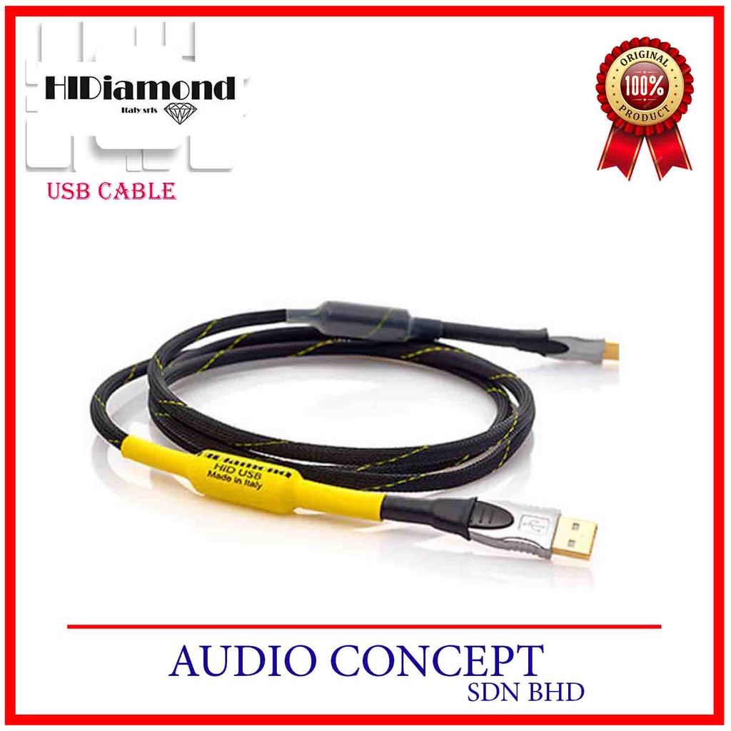 HiDiamond High End USB Cable (1.8Meter)Made In Italy | Shopee Malaysia