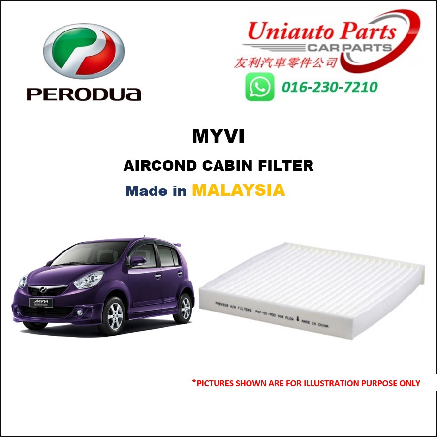 PERODUA MYVI ('05 - '15) AIRCOND FILTER | Shopee Malaysia