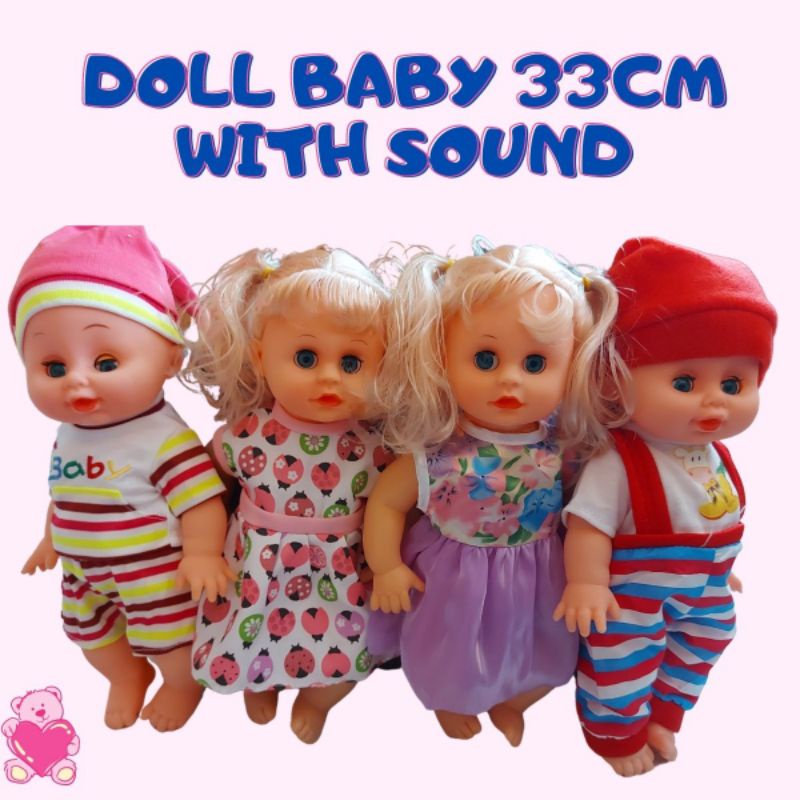 Anak Patung Comel dengan Bunyi | Toys Doll Cute with Sound | Shopee ...