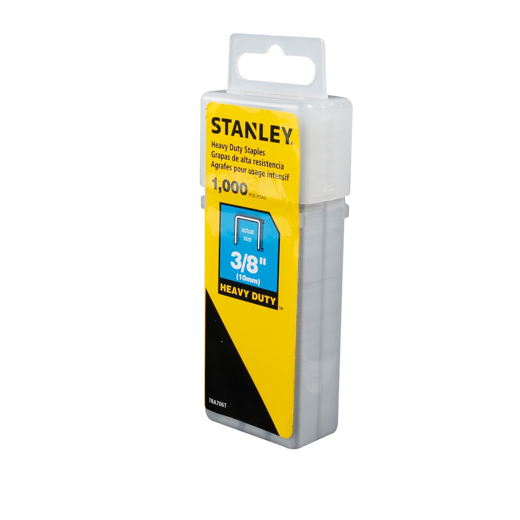 STANLEY TRA706T (3/8"/10mm/1000 Pcs/Box) Heavy-Duty Staples Bullet ...