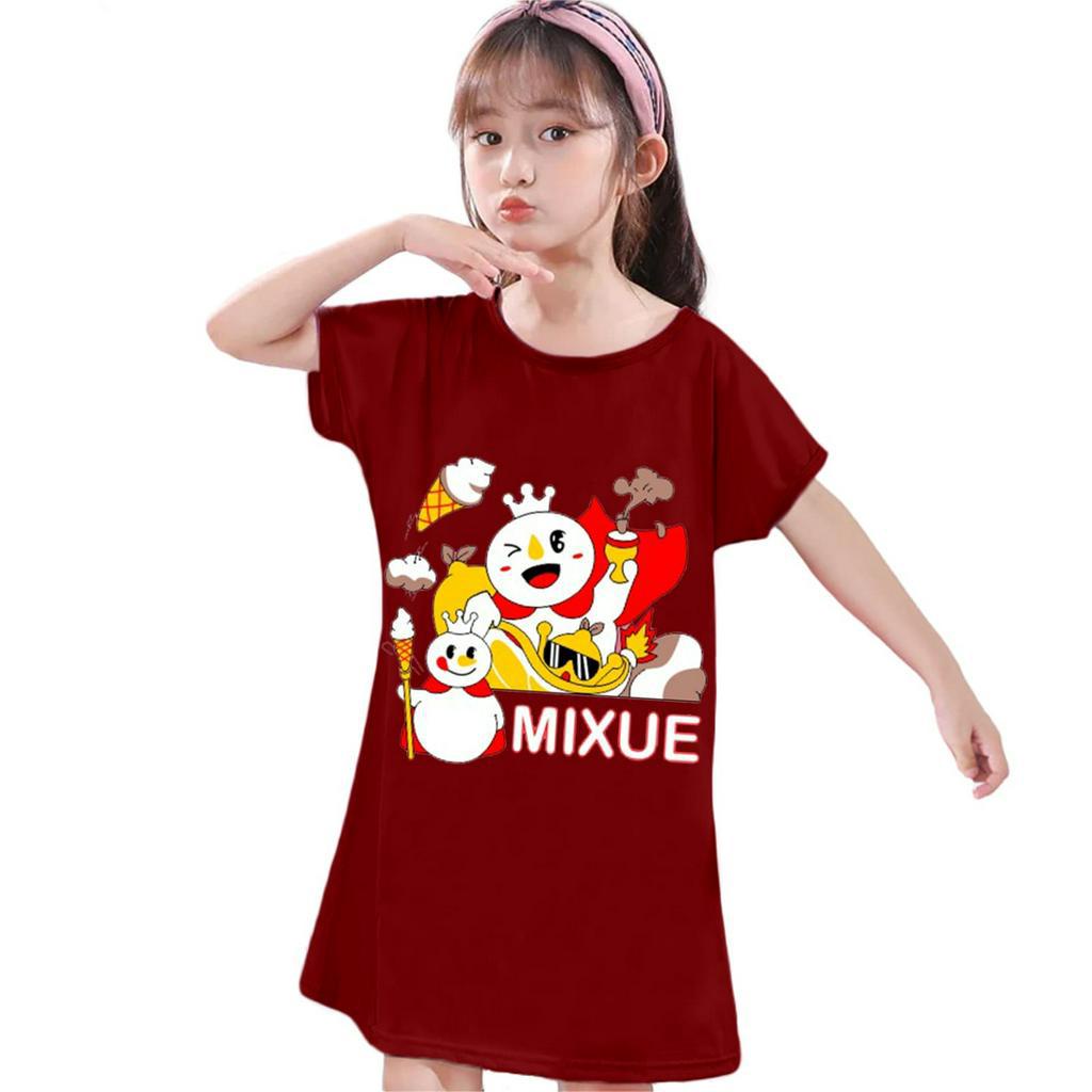 Viral MIXUE motif Girls Negligee | Shopee Malaysia