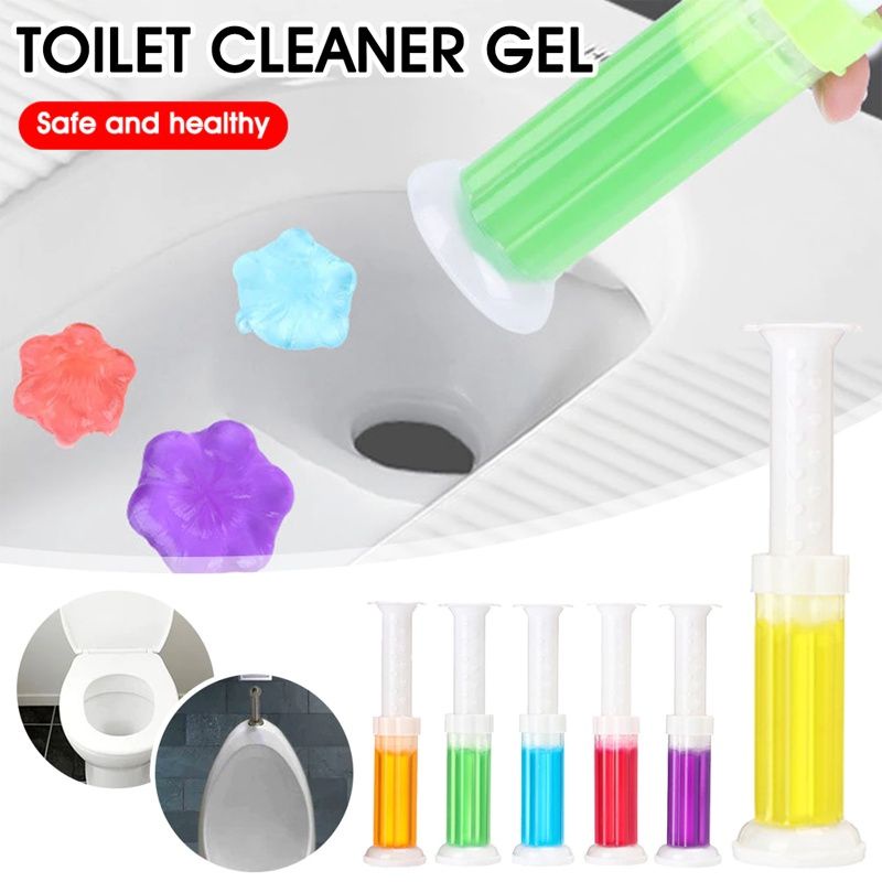 Toilet Bathroom Scrubble Bubble Cleaner Cleaning Toilet Gel Pushtype ...