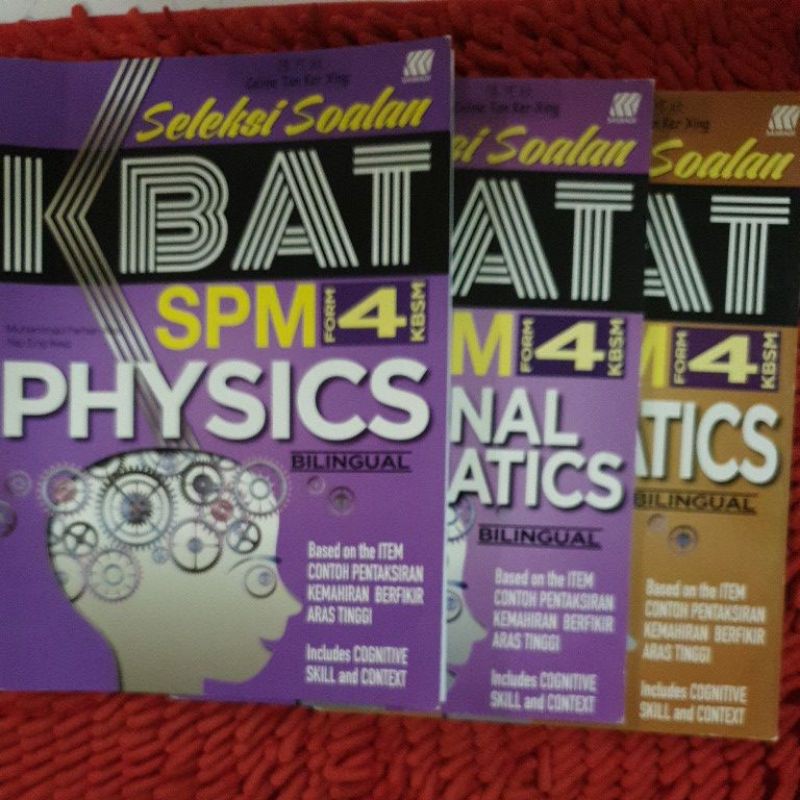 SELEKSI SOALAN KBAT SPM FORM 4 PHYSICS, ADD MATHS, MATHS | Shopee Malaysia