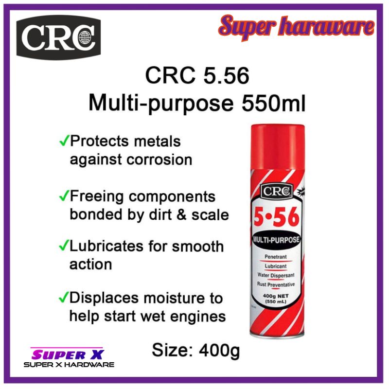 🔥CRC 5.56 Multi-Purpose Lubricant Spray - 440g/550mL | Shopee Malaysia