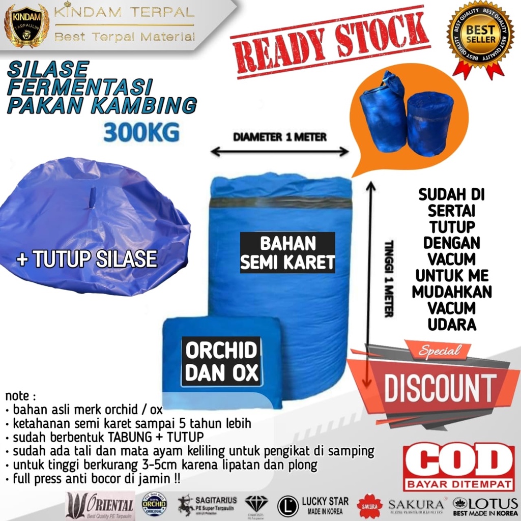 SILAGE POOL 300KG FERMENTATION GOAT LIVESTOCK FEED D1 x T1 | Shopee ...