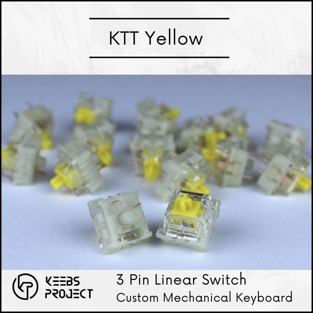 (Ready Stock) KTT Yellow New Linear Switch 3 pin Ready Stock Malaysia ...