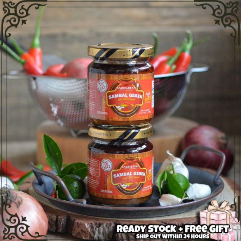 SAMBALEENA SAMBAL GESEK BY SAMBAL SAMBAL READY TO EAT READY TO SERVE ...