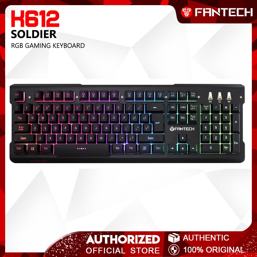FANTECH K612 SOLDIER RGB Gaming Keyboard | Shopee Malaysia