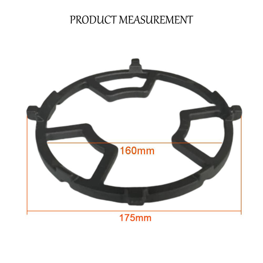 Iron 8 Grooves Ring Reducer Cast Gather Fire Energy Saving Anti-Slip ...