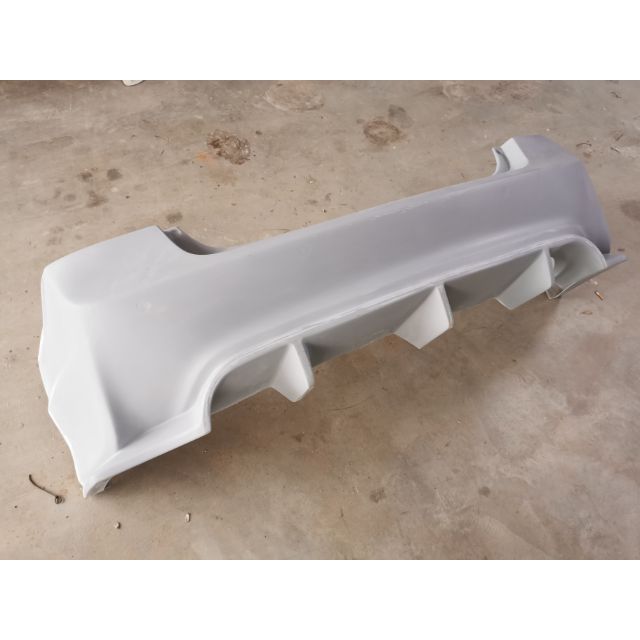 CIVIC 06-09 FD TYPE R + J's Racing diffuser (fixed) rear bumper ...