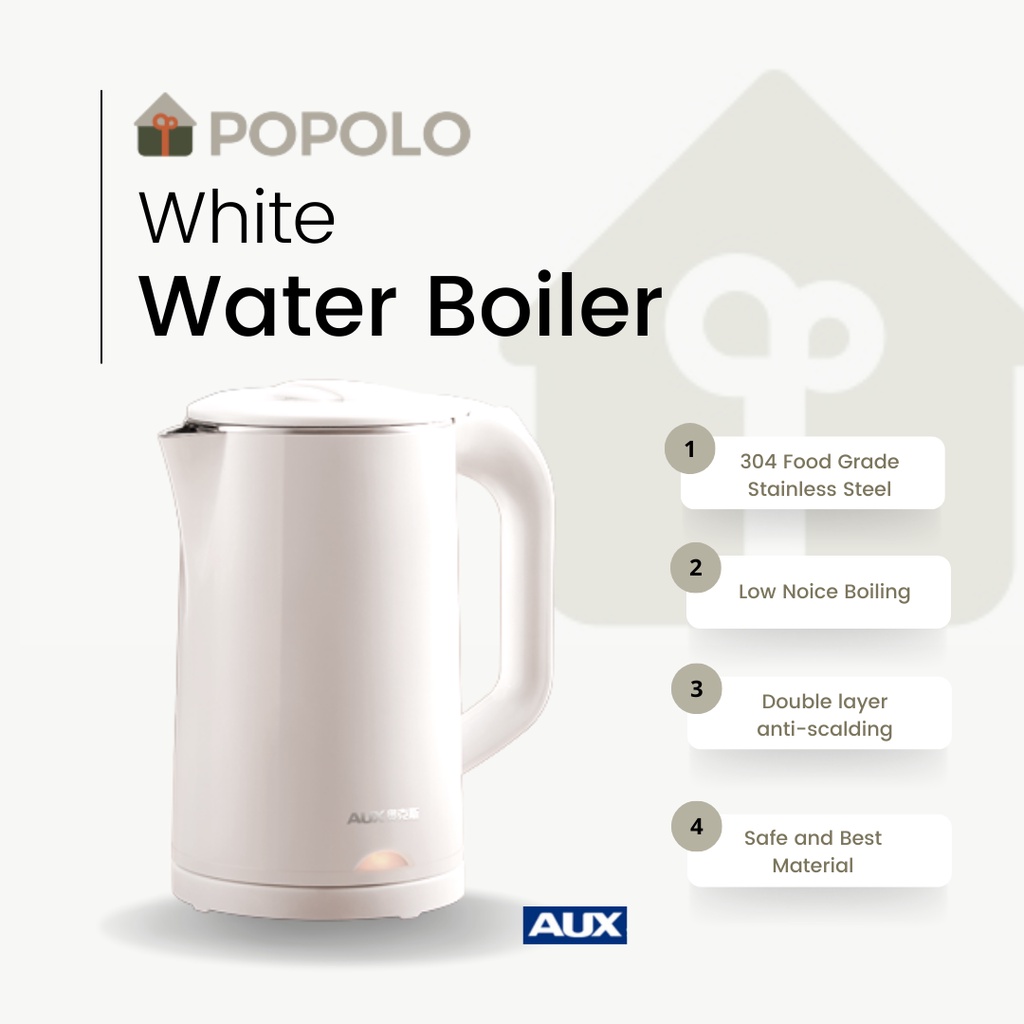 POPOLO [AUX] Electric Kettle 1.5L/1.8L Household Full-automatic Kettle Keep Warm 304 Stainless ...