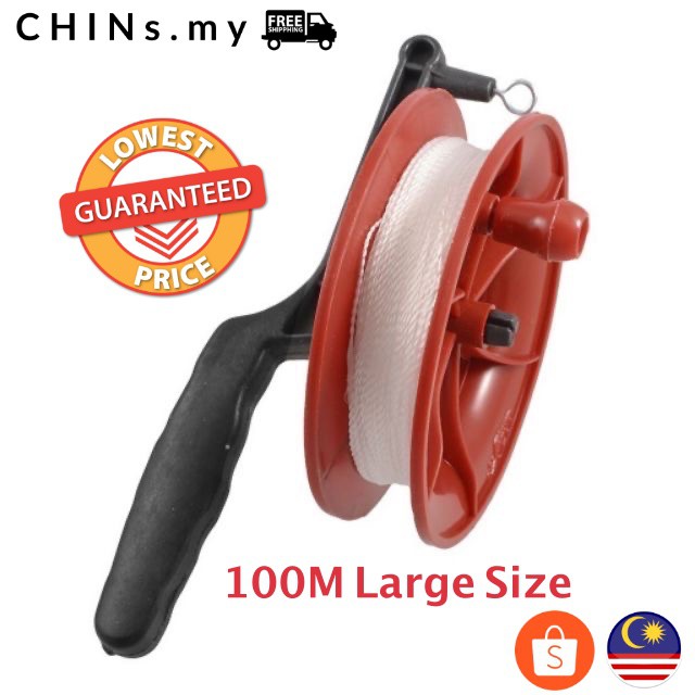 100m Long Kite String Reel with Handle Grip | Shopee Malaysia