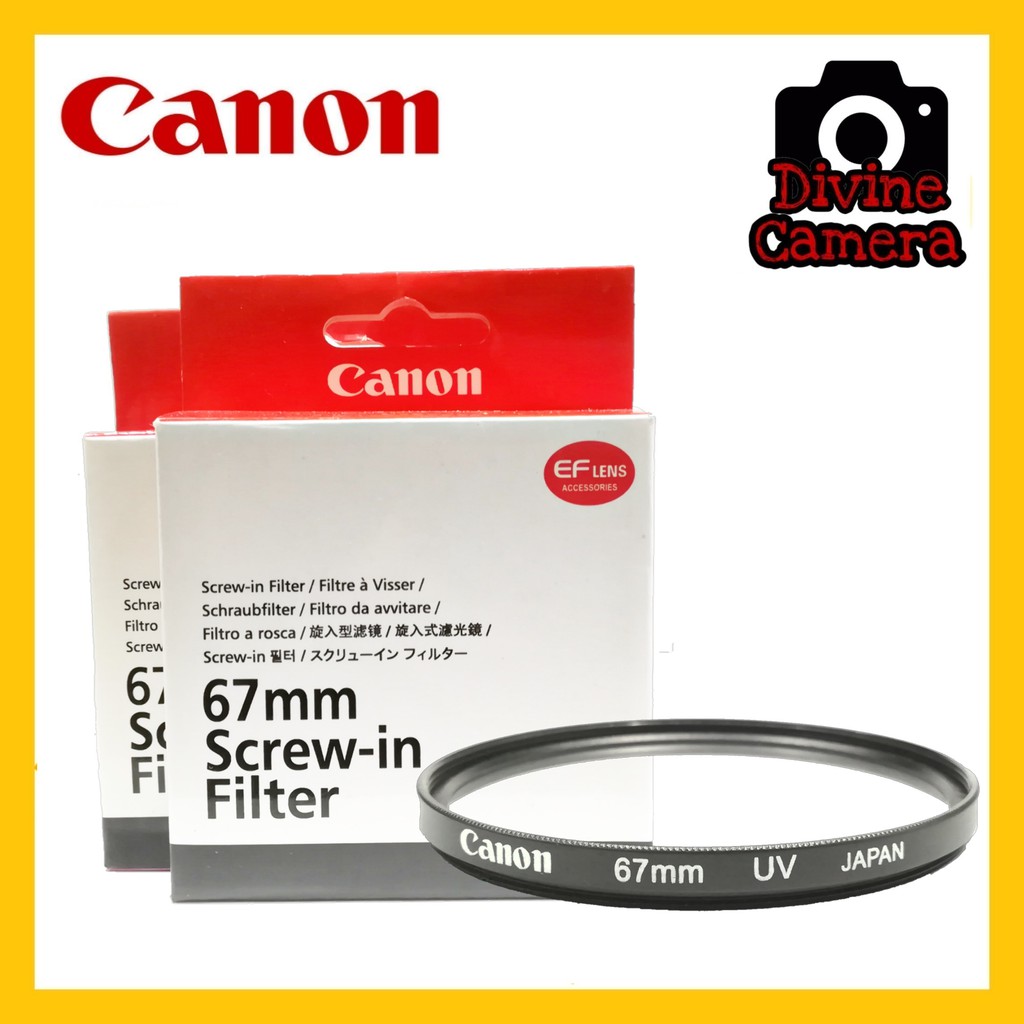 Canon 67mm UV Protector Filter (clear stock) | Shopee Malaysia