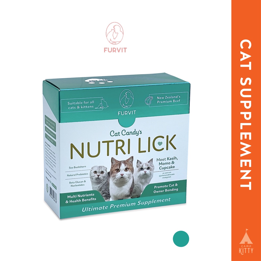 Furvit Cat Candy's NutriLick, 40 sachets | Premium Nutritional Cat ...