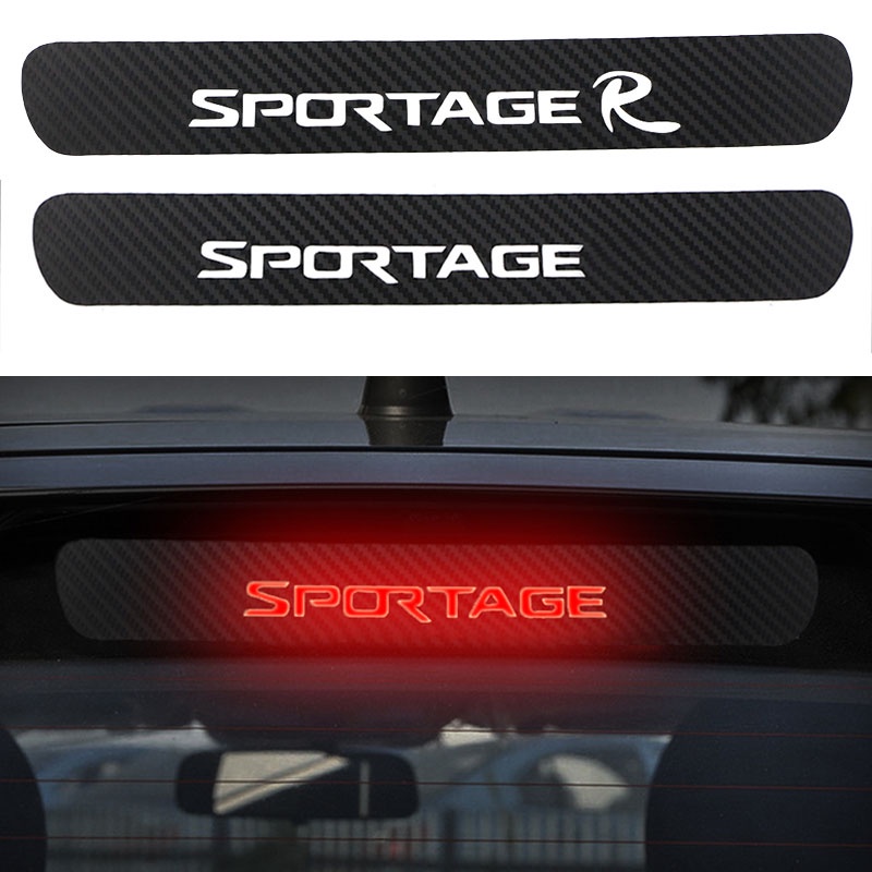 Carbon Fiber Car Rear Brake Light Sticker for Kia Sportage SL 3 R 2011 ...