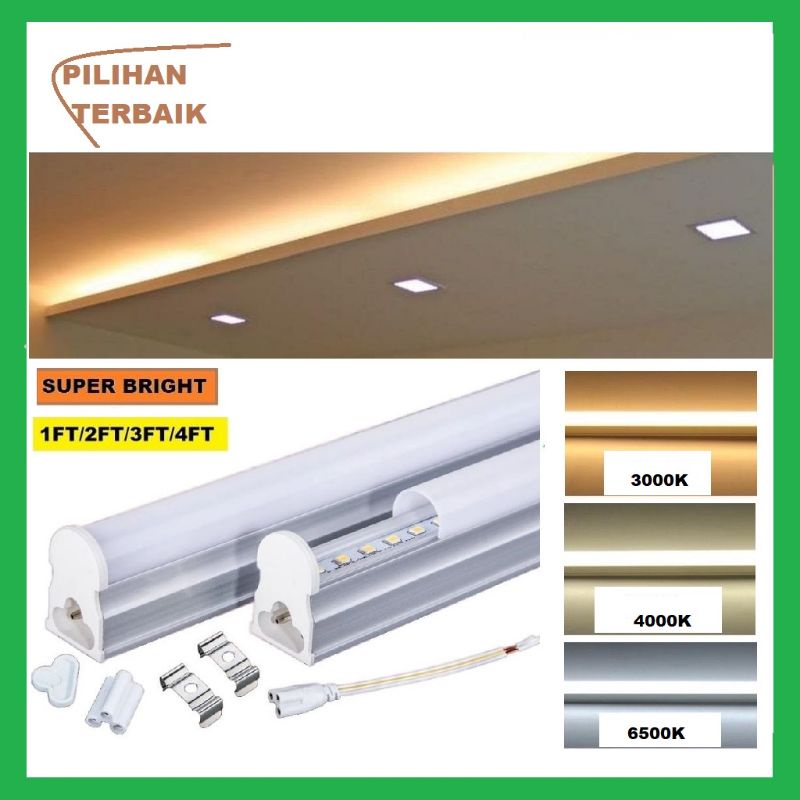 High Grade T5 Light Lampu Mentol LED Ceiling Wall | Shopee Malaysia
