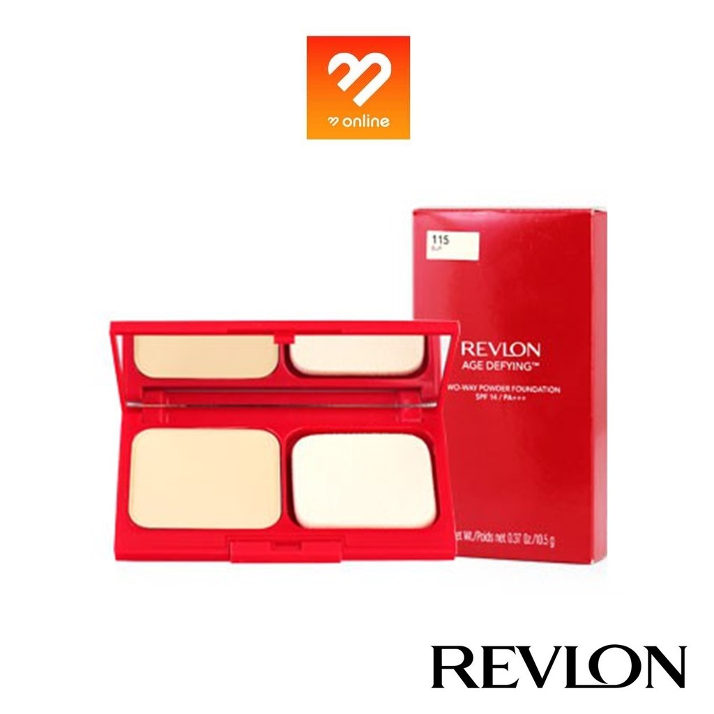 (Red Box) Revlon Age Defying Two-Way Powder Foundation SPF14 PA+++ Two ...