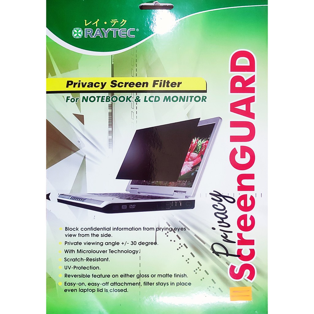 Original Raytec ScreenGuard Privacy Screen Filter 23W9 23'' 16:9 510mm ...