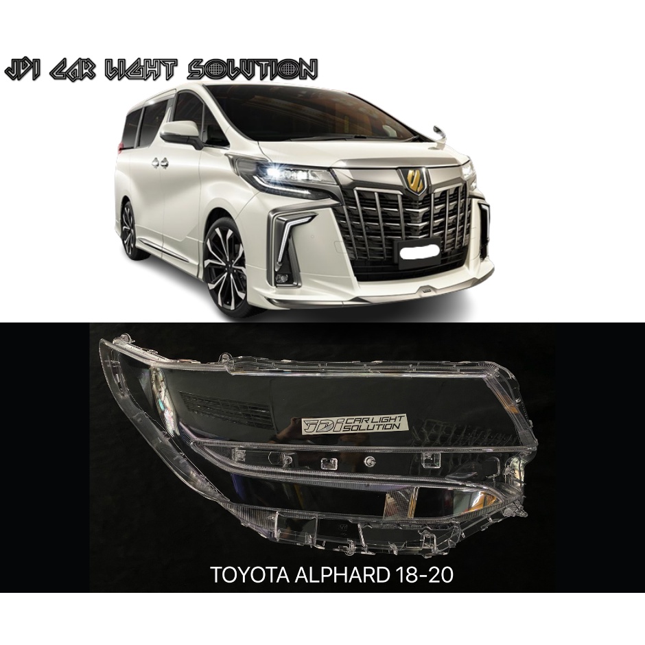TOYOTA ALPHARD 18 19 20 LED HEADLAMP COVER | Shopee Malaysia