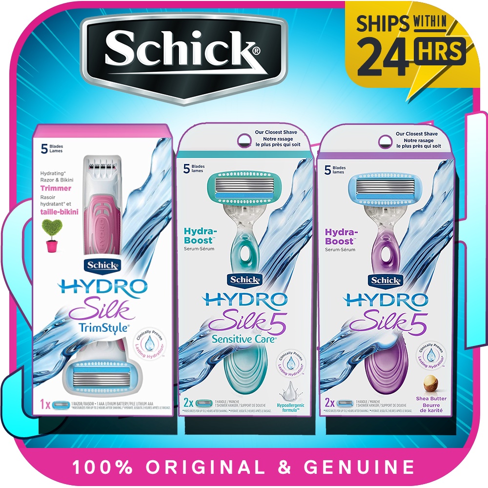Schick Hydro Silk TrimStyle Moisturizing Razor / Silk Sensitive Skin ...