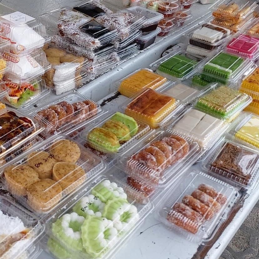 🔥Packaging🔥 OPS Plastic Tray [100±] Tapau Bakery Kuih Disposable Food ...