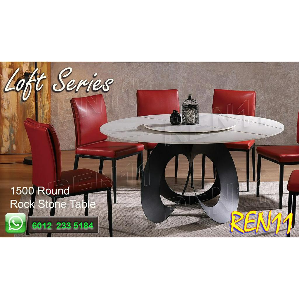 Dining Table , Ceramic Dining Table, 6ft x 3ft Ceramic Top , Metal Leg ...